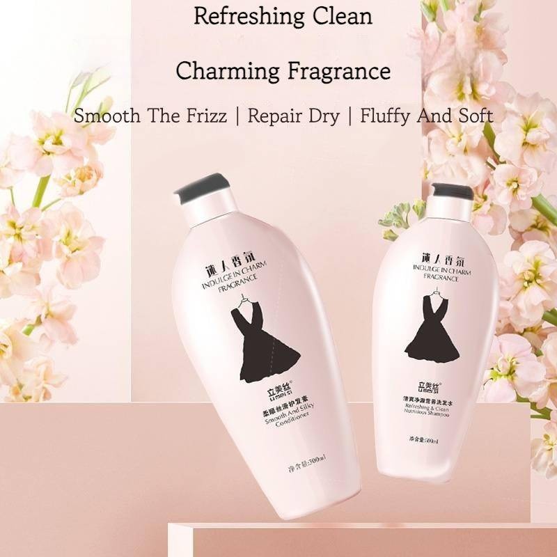 Little Black Dress Fragrant Shampoo, Anti-dandruff, oil control, fluffing hair conditioner ...