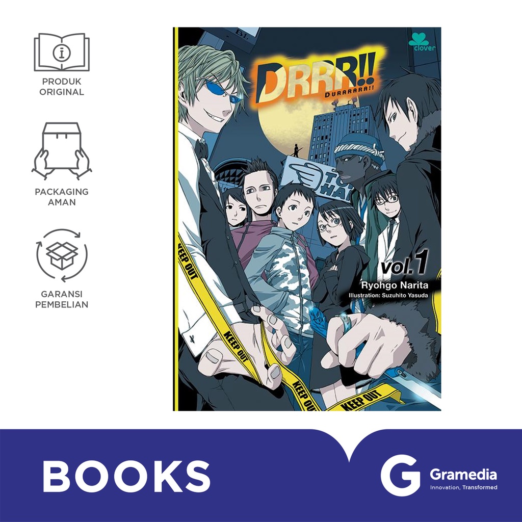 M&C - Light Novel DRRR DURARARA Volume 01 (Ryohgo Narita) | Shopee ...
