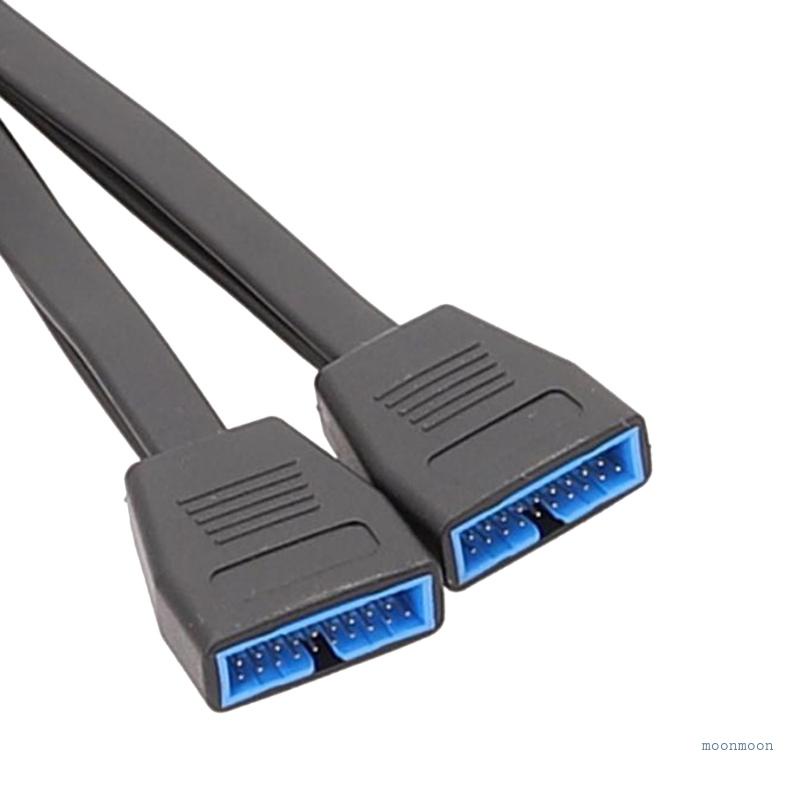 lucky 19Pin USB Header USB3 0 1 to 2 Splitter Internal USB Extension ...