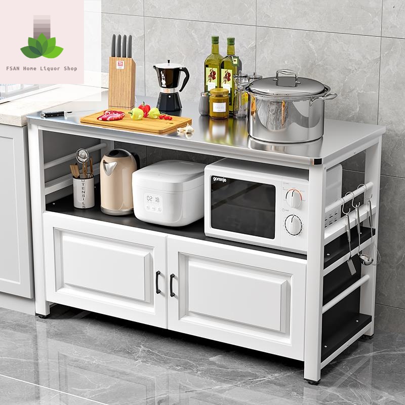Kitchen stainless steel operating table floor-standing multi-layer ...