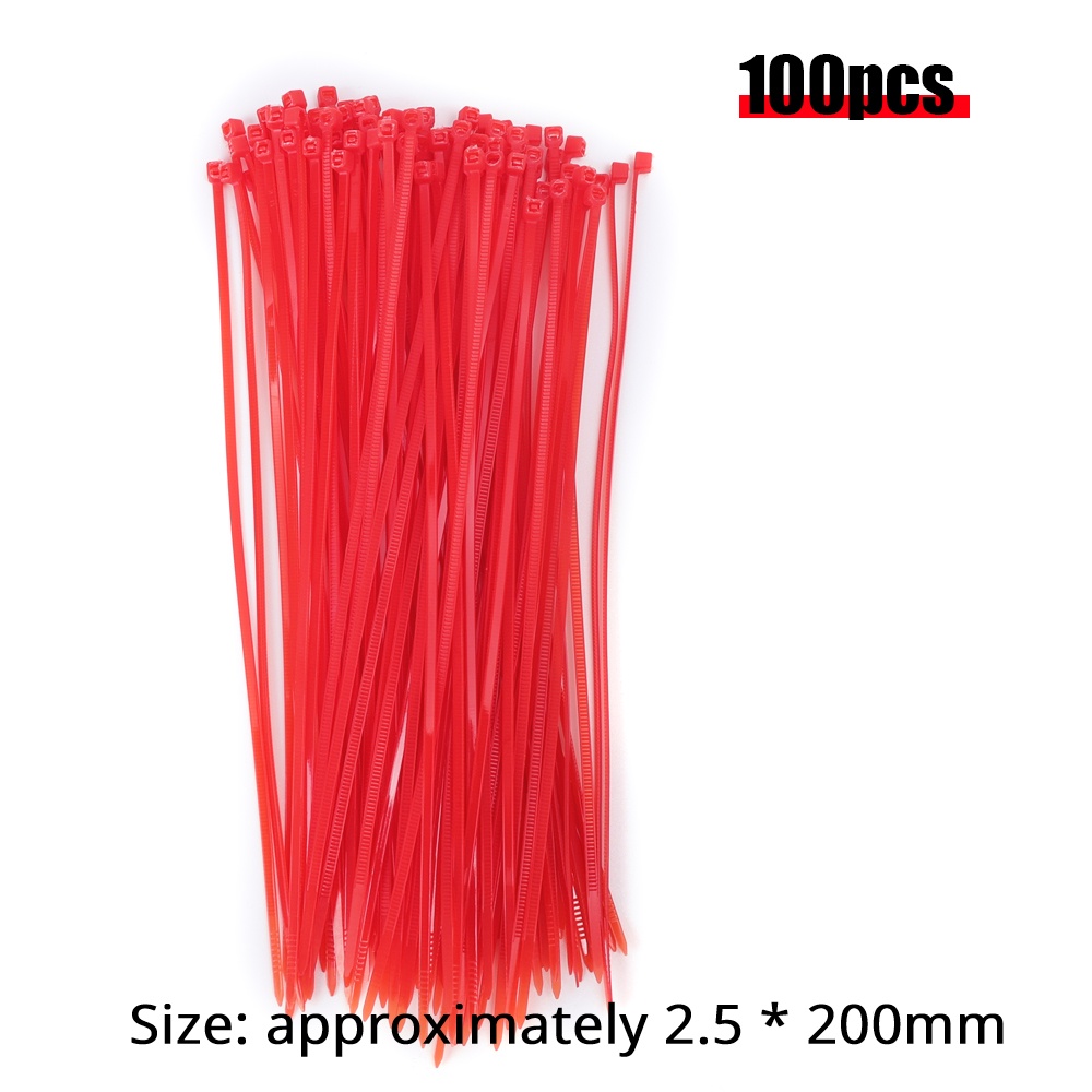 100Pcs Nylon Fixed Cable Ties with Screw Hole - Multipurpose Screw Hole Cable Ties - Self ...