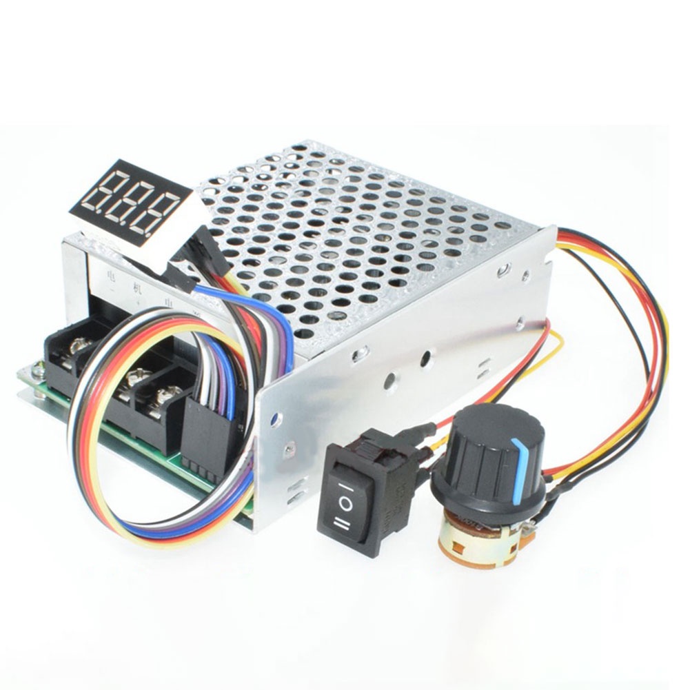 PWM DC 12/24/36/48V 40A Brushed Motor Positive Reverse Variable Speed Controller | Shopee ...