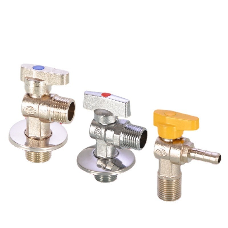 [XNY] Water Heater Triangle Valve DN15/20 Copper Ball Core Natural Gas ...