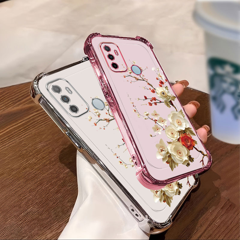 Casing OPPO A32 A33 A53 2020 phone case 2025 NEW Silicone Four corner ...