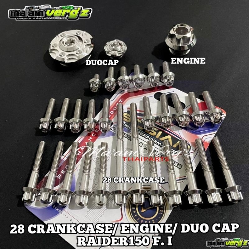 RAIDER150 F. I CNC GEAR TYPE, ENGINE/DUO CAP/CRANKCASE | Shopee Philippines