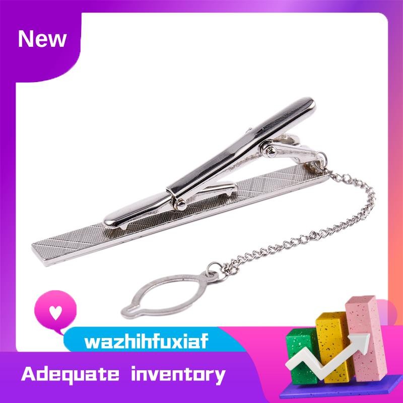 wazhihfuxiaf Mens Plain Silver Chrome Stainless Steel 6CM Standard Tie ...