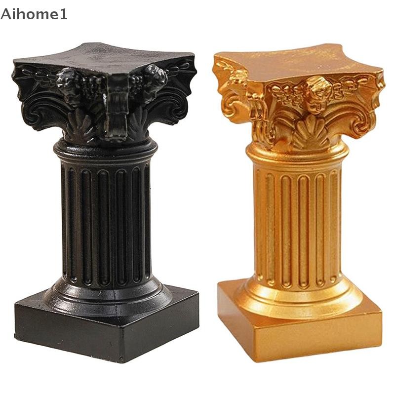 Aiho Roman Pillar Greek Column Statue Pedestal Candlestick Stand Figurine Sculpture Indoor Home ...
