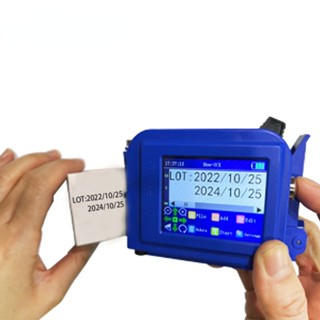 Small portable inkjet printer Mini hand-held inkjet printer Production ...