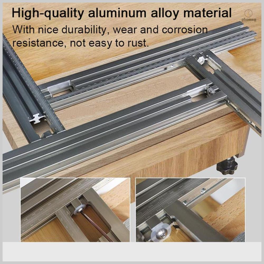 Engraving Machine Backer Kit Woodworking Rail Guide System Milling Slot ...