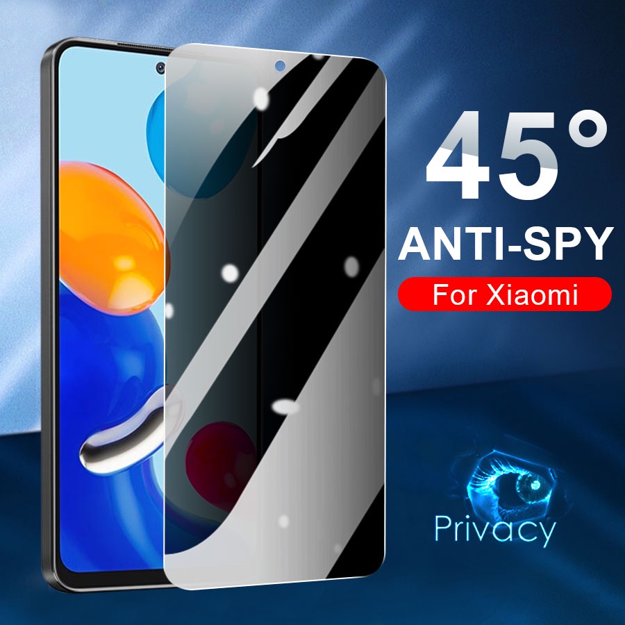 Privacy Tempered Glass For Xiaomi Redmi Note 13 13C 13T 12 12T 12s 12C ...