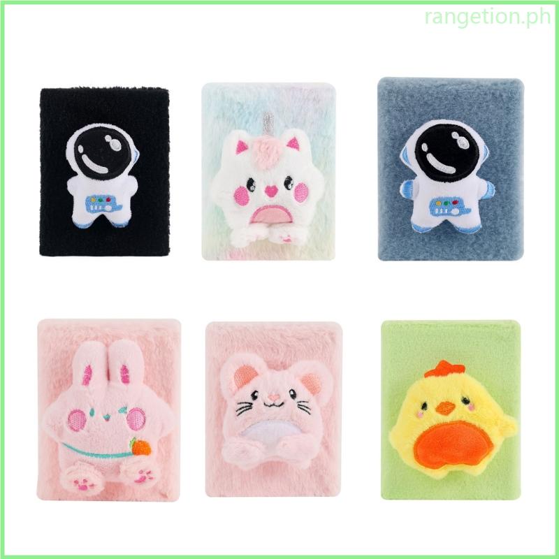 RAN Colorful Plush Diary Journal for Kid Girls Cute Unicorn-Notebook ...