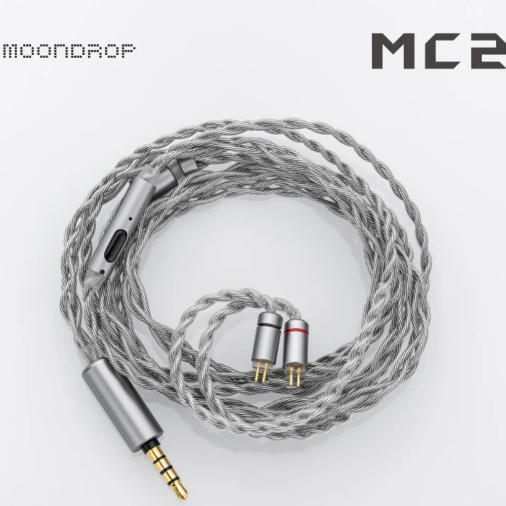 MoonDrop MC2 Mic Upgrade Cable 3.5mm 0.78mm 2pin Oxygen-free Copper and ...