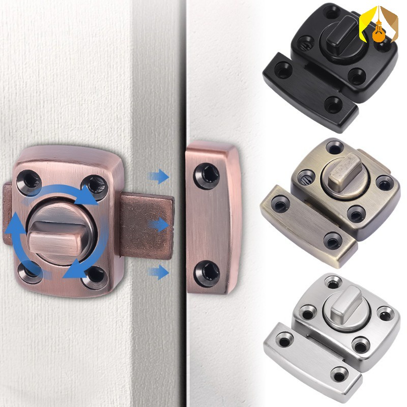 Universal 90 Degree Angle Swing Door Latch Locks / Home Safety Anti ...