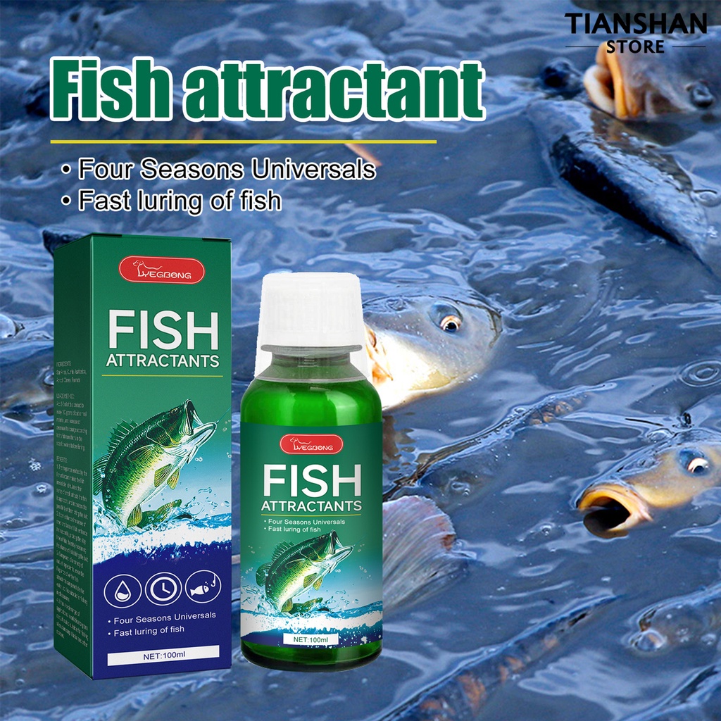 Tianshan 100ML Fish Bait Additive Fish Lure Enhancer Strong Fish Bait ...