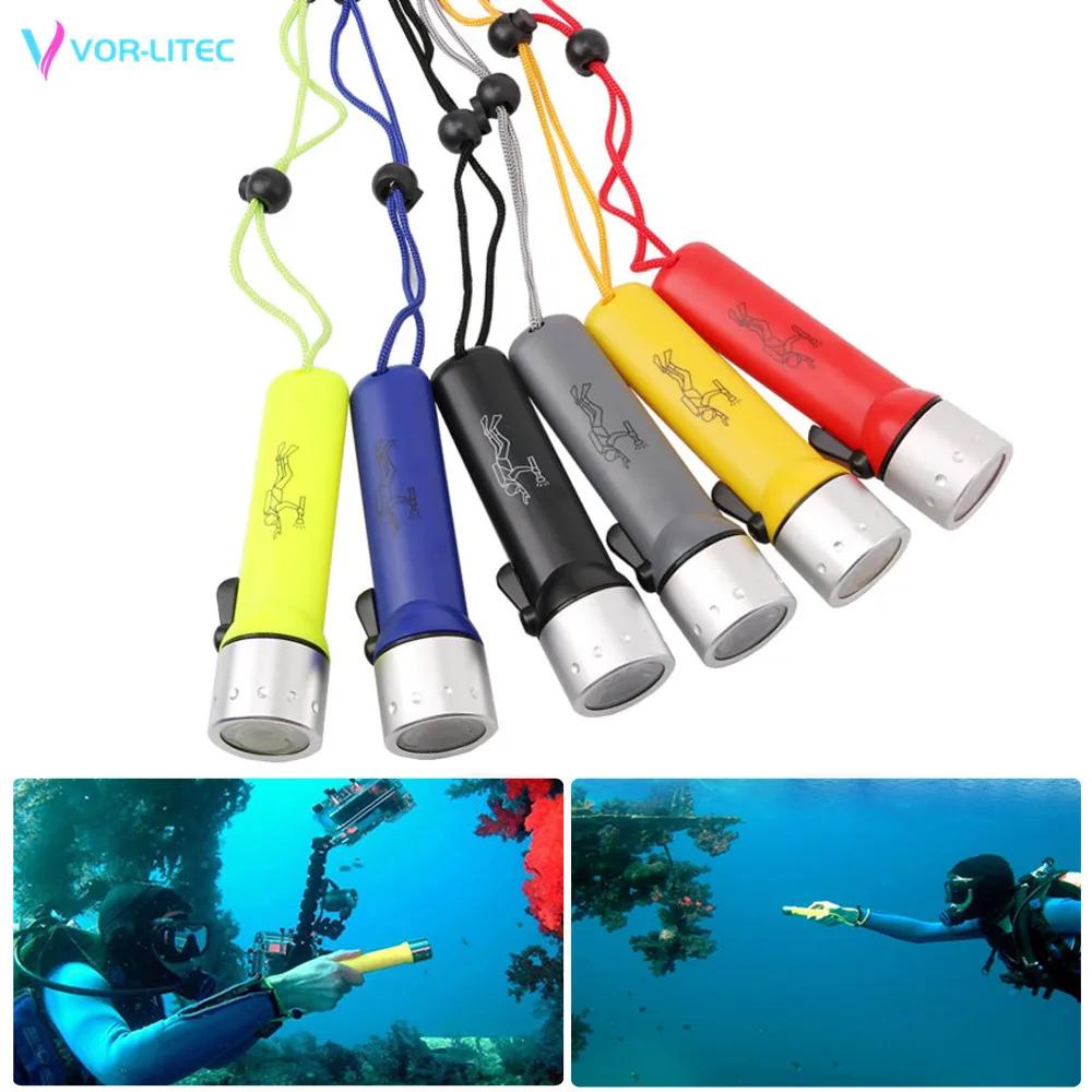 Waterproof Diving Fishing Flashlight Underwater Torch for Diver 2000LM ...