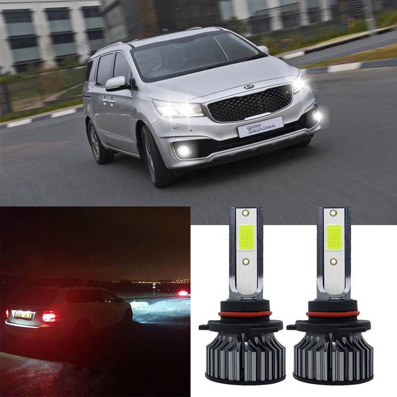2pc LED White 6000K P1 Bulbs NW Headlight Kit FOR KIA SEDONA Mk II (VQ ...