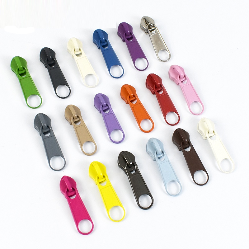 2 pieces 5# Resin Zipper Sliders For Sewing(24 colors available ...