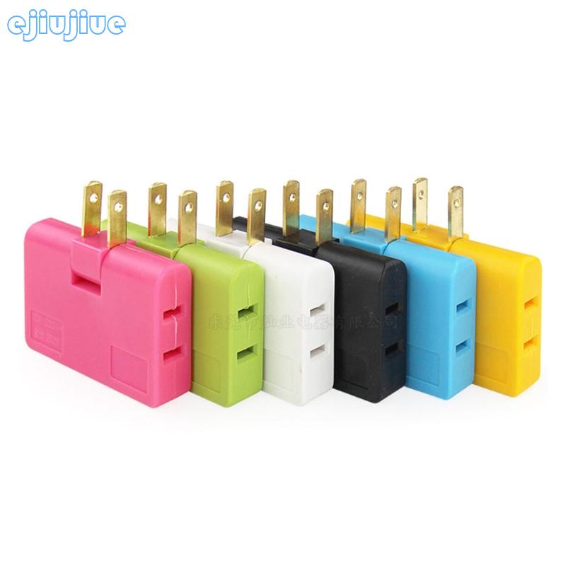 cc 3 Ways Wall Outlet Extender Light Rotatable Socket Converter 180 ...