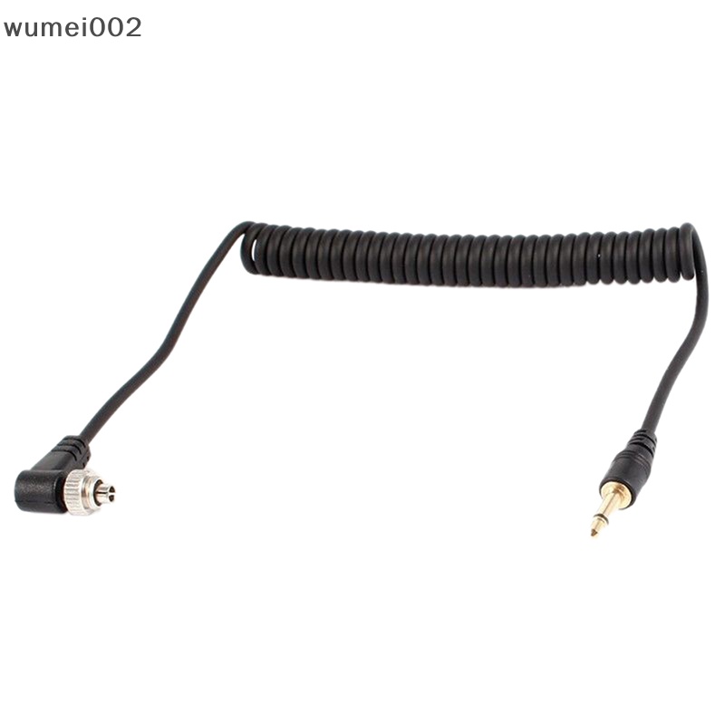 wumei002 3.5mm to Male PC Flash Sync Cable Screw Lock for Trigger ...