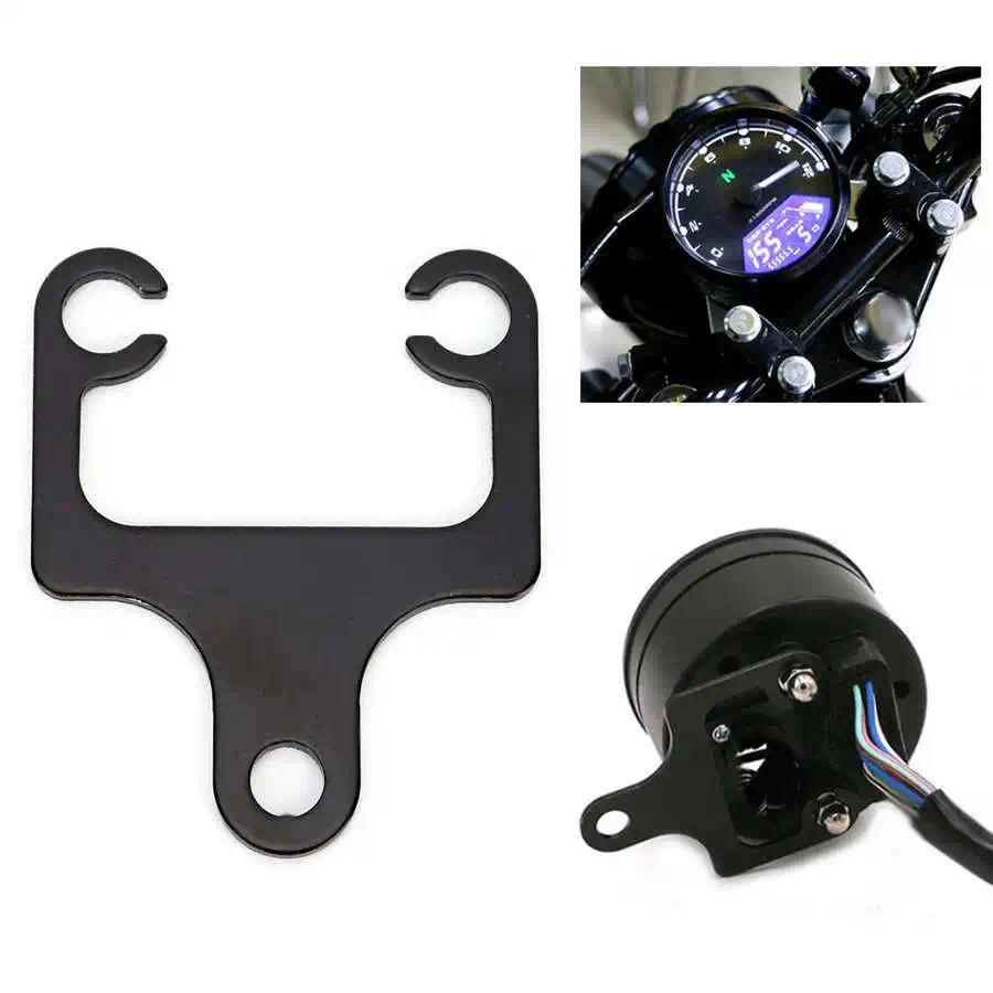 Universal Motorcycle Scooter Instrument Speedometer Mount Odometer ...