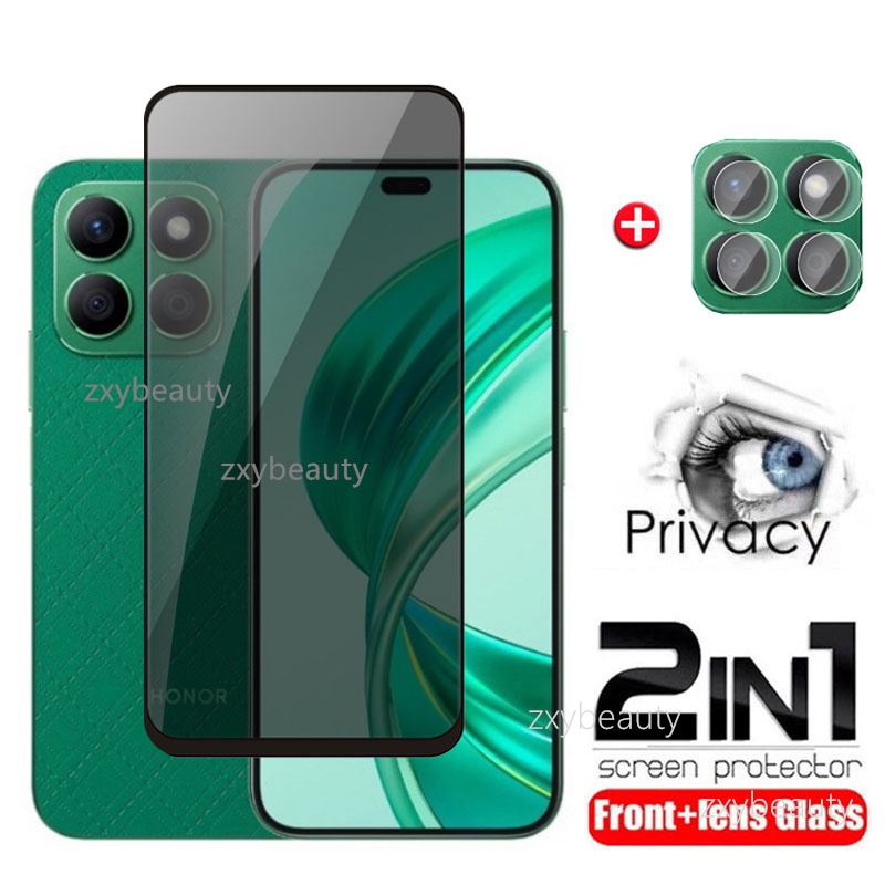 2in1 Privacy Tempered Glass For Honor X8B X8C 5G X8A 2025 Screen ...