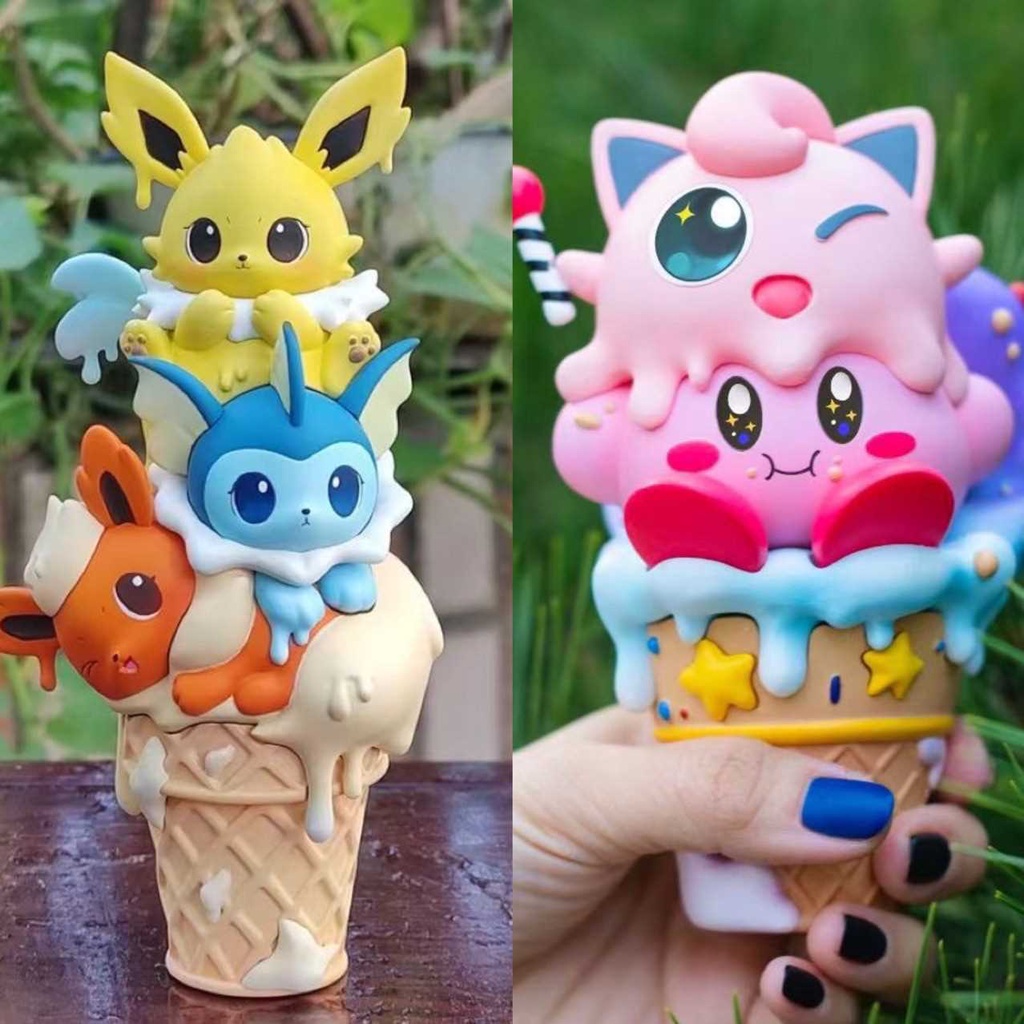 Anime Pokemon Pokemon Ice Cream Ice Cream Star Kirby Eevee Water Fire ...