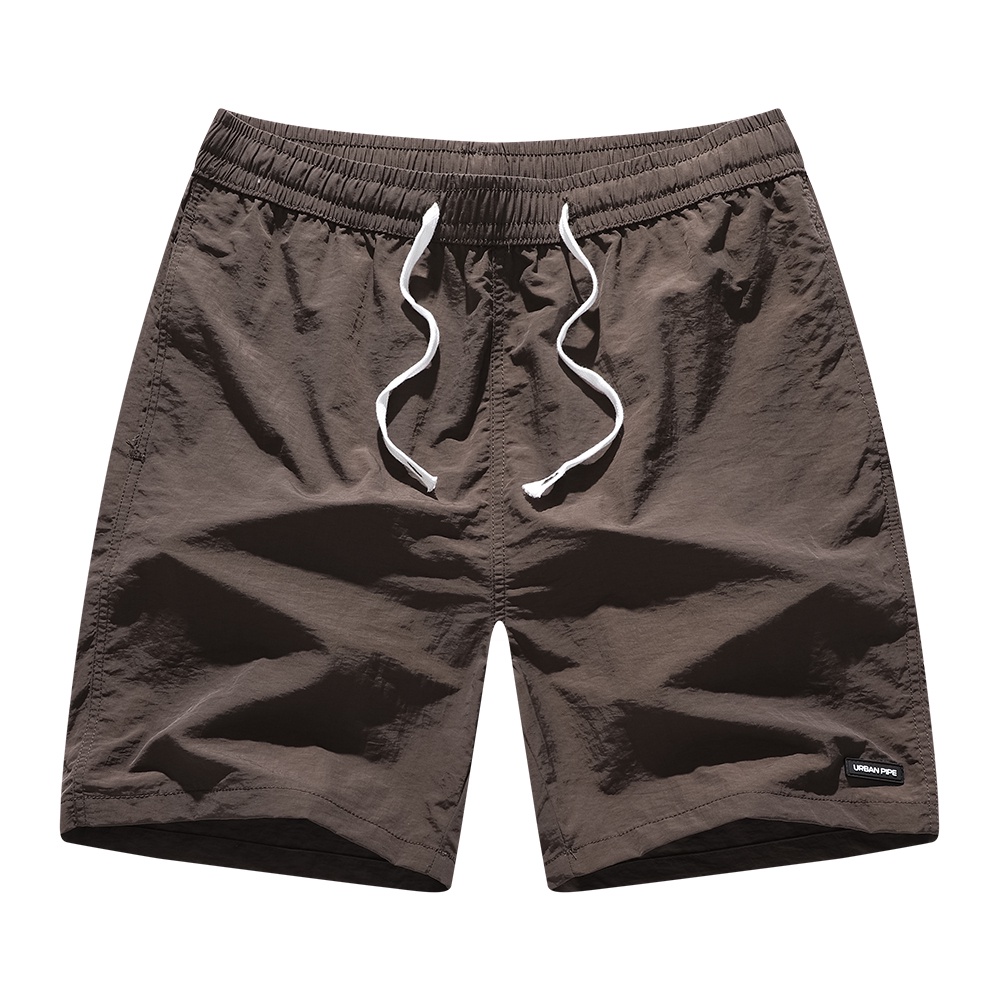 URBAN PIPE Plain Taslan Shorts For Men Quick Drying Above The Knee W ...