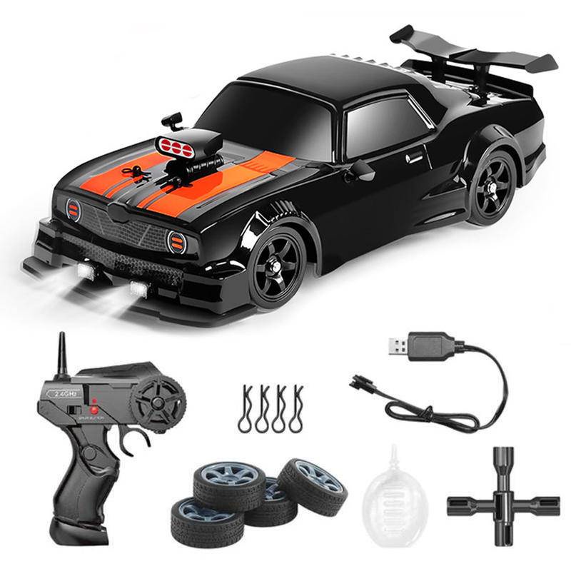 1/16 4WD RC Drift Racing Spray Car Toy Remote Control GTR Model AE86 ...