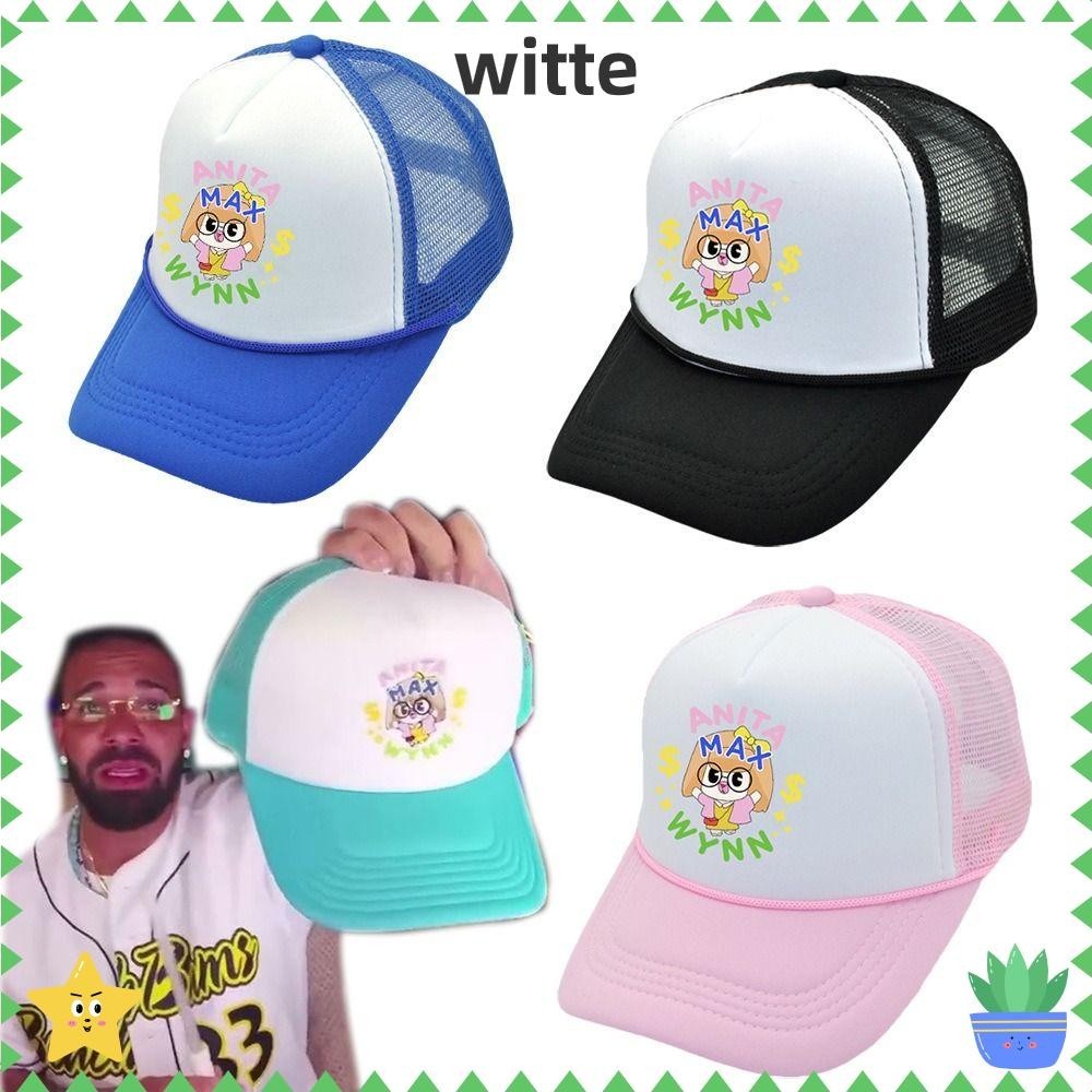 WITTEE Anita Max Wynn Cap Netcap Trucker Cap With Safe Box and Stickers ...