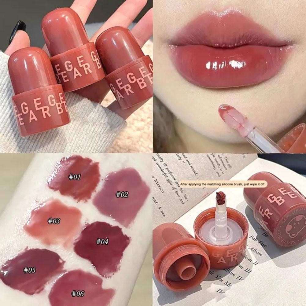 Gegebear Seal Lip Jelly Sweet Moisturizing Water Gloss Lip Lipstick ...