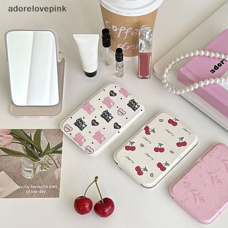 adorelovepink Portable Mini Makeup Pocket Mirror Adjustable Angle ...