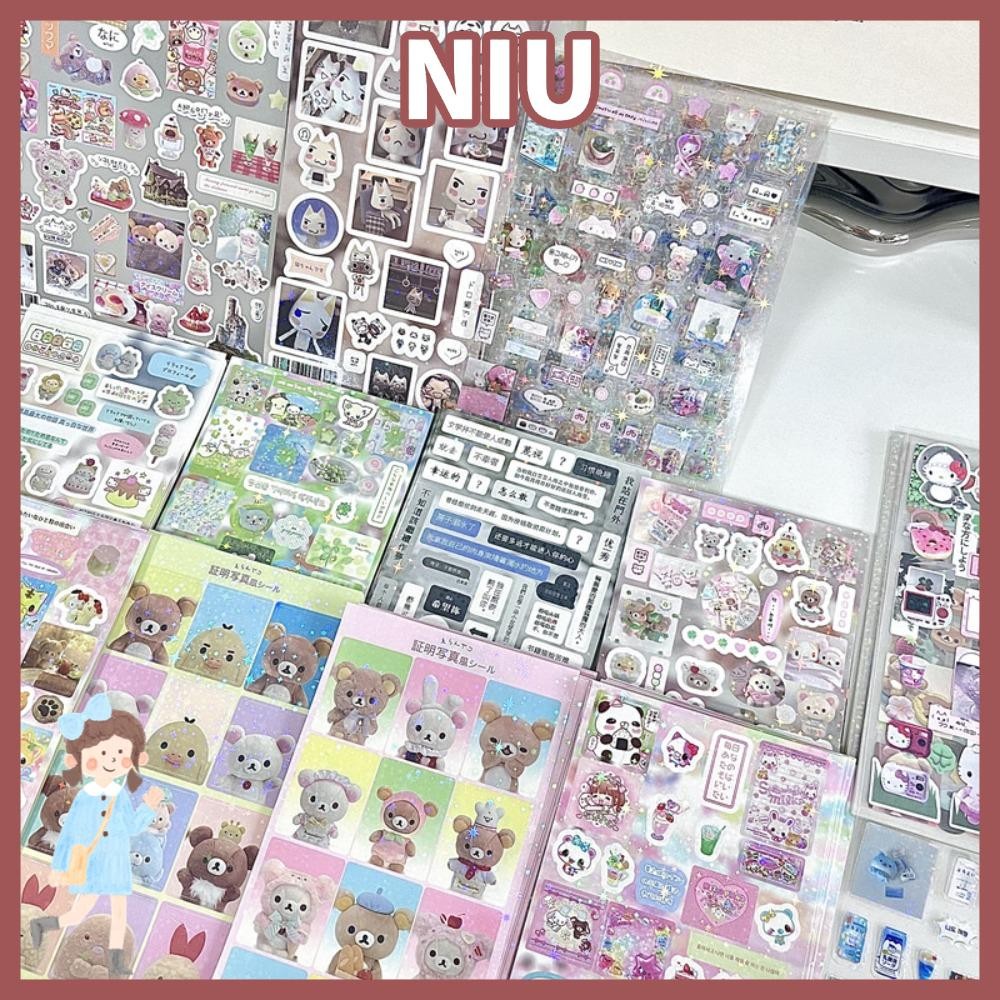 NIUYOUSI 10pcs/Set Random Stickers, Y2K Cartoon Scrapbook Decor ...