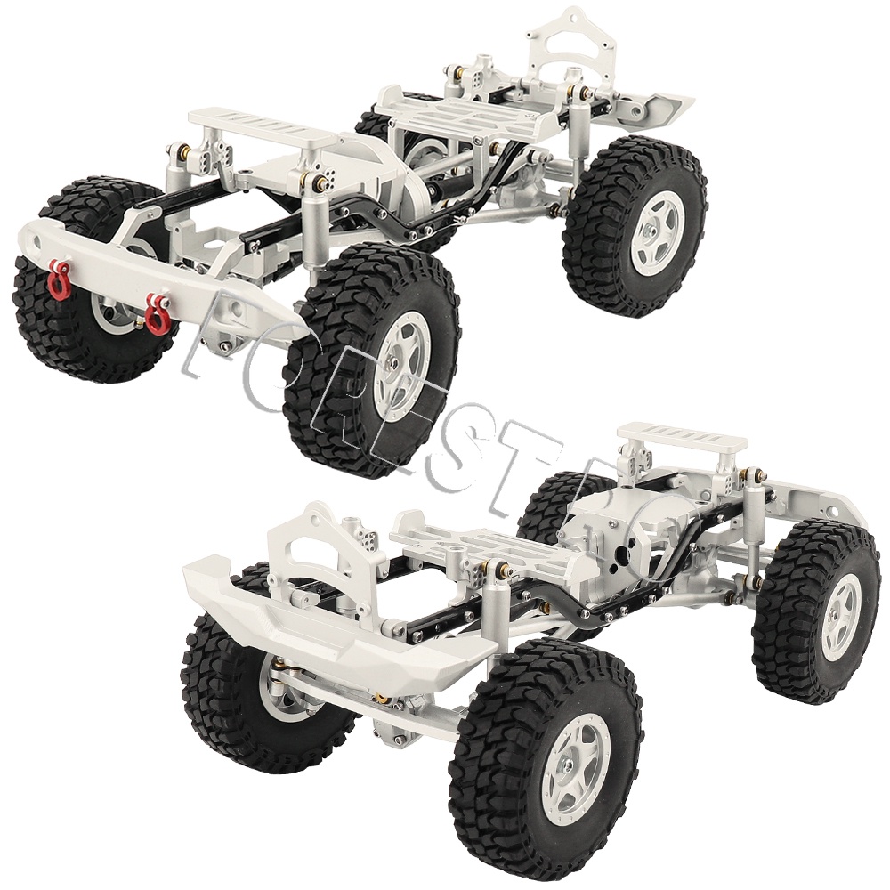 4WD Full Metal Chassis Frame Refit Kit with Two Steering axle Bumper ...