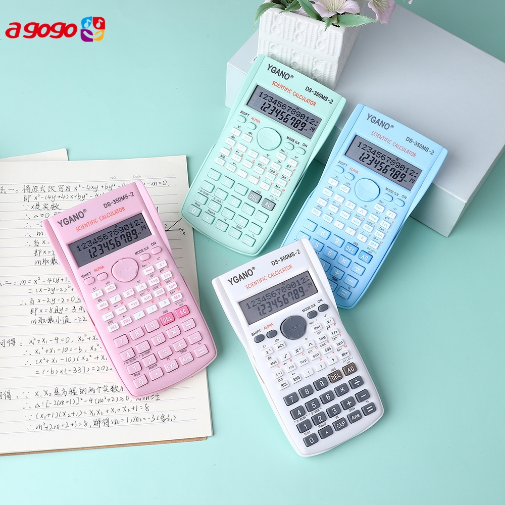 82MS Colorful Pastel Calculator School Desktop Calculator Pink ...