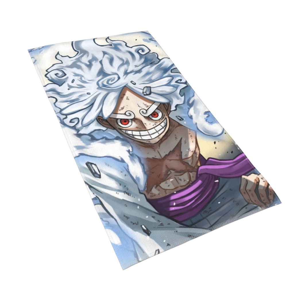 One Piece Luffy Superfine Fiber Bathroom Face Towels, Ultra Soft Highly ...