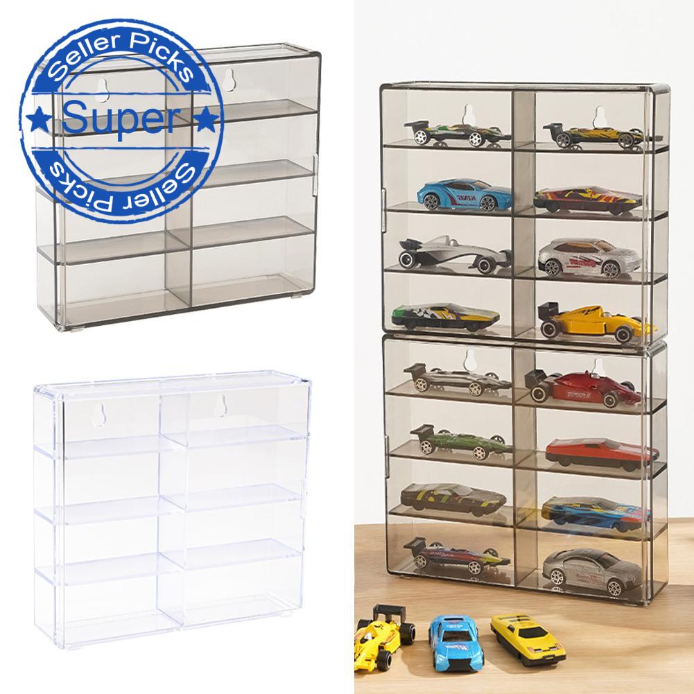 Car Model Box 1:64 Diecast Cars Transparent Display Box Storage For Hot ...