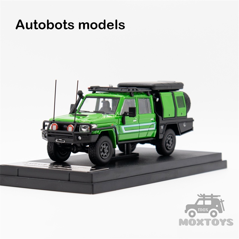 Autobots Models 1:64 Land Cruiser LC79 Pickup Double Cabin Green Livery ...