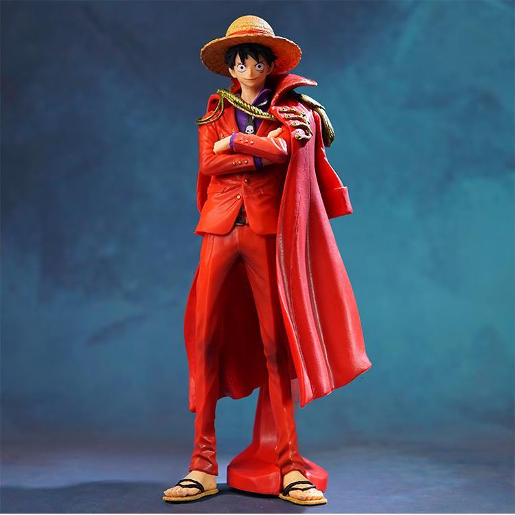 One Piece 20th Anniversary Straw Hat Red Cloak Luffy Handmade Model ...