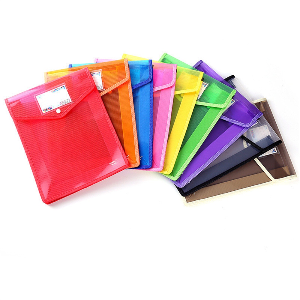 Plastic Document File Folder A4 Size Expandable Poly Envelopes ...