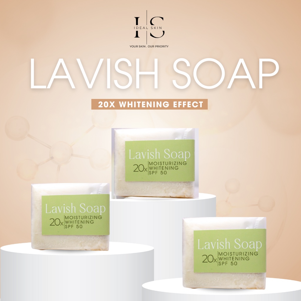 Ideal Skin Lavish Soap 20x Niacinamide Whitening SPF 50 Nourishing ...