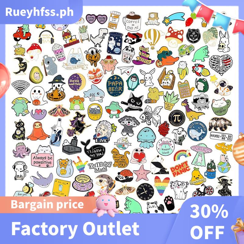 Excellent 40 PCS Funny Enamel Pins Bulk Set Cool Button Pins Aesthetic ...