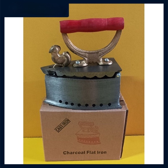 Cast Iron Charcoal Flat Iron ( Plantsa de uling ) FB-2028 Iron Steamer ...