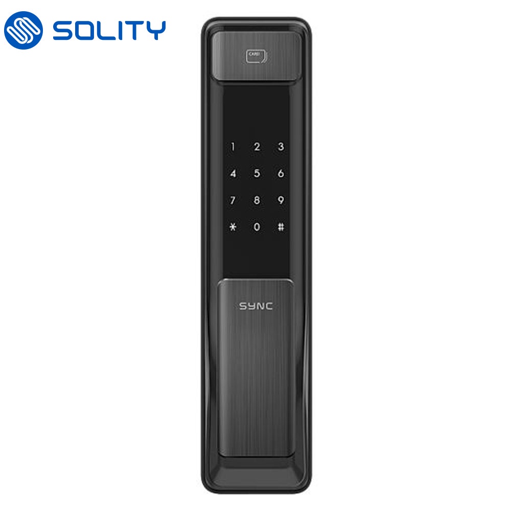 Solity SYNC SP-2100 Push Pull Digital Door Lock Smart Gate Security ...