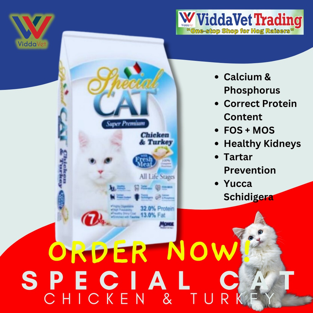 SPECIAL CAT 7KGS FOR ALL LIFE STAGES kitten adult Special Cat | Shopee ...