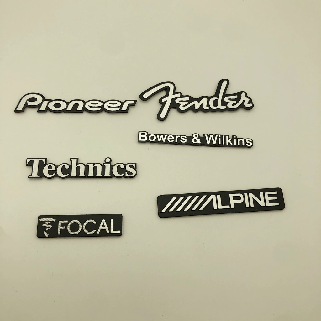 YY 4Pcs Pioneer Technics FENDER FOCAL /////ALPINE Bowers&Wilkins ...