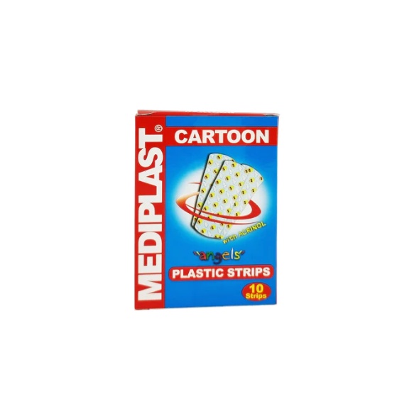 Mediplast Plastic Strips with Acrinol (Cartoon Design - Angels) 10pcs 1 ...