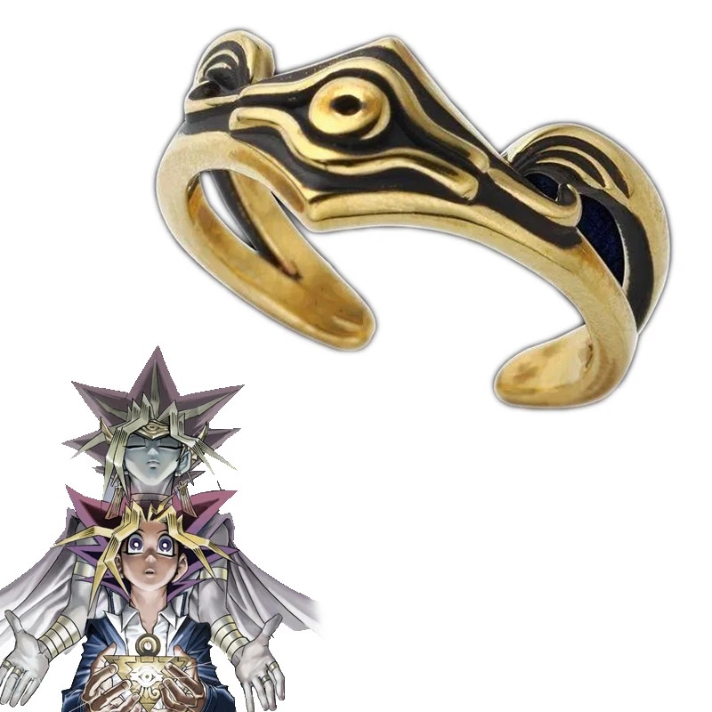 Anime Game Yu-Gi-Oh! Seto Kaiba Cosplay Ring Adjustable Opening Rings ...
