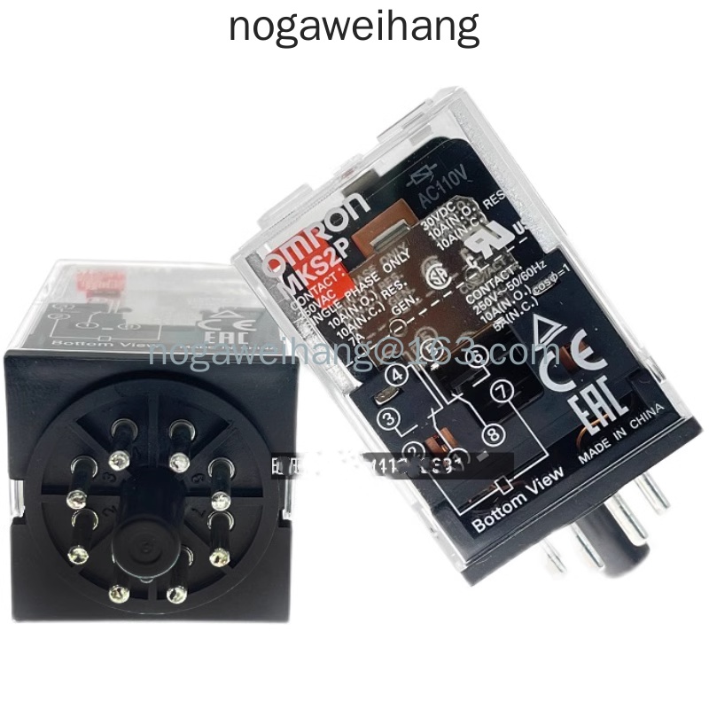 Omron relay MKS2P MKS3P DC6V/DC12V/DC24V/AC110V/AC220V Omron relay | Shopee Philippines