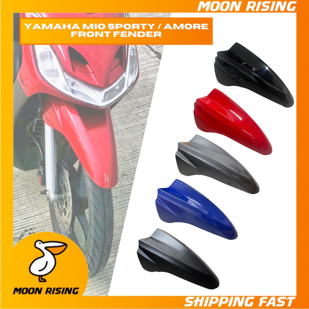 MOTORCYCLE PARTS YAMAHA MIO SPORTY FRONT FENDER GENUINE TAPALUDO FOR ...