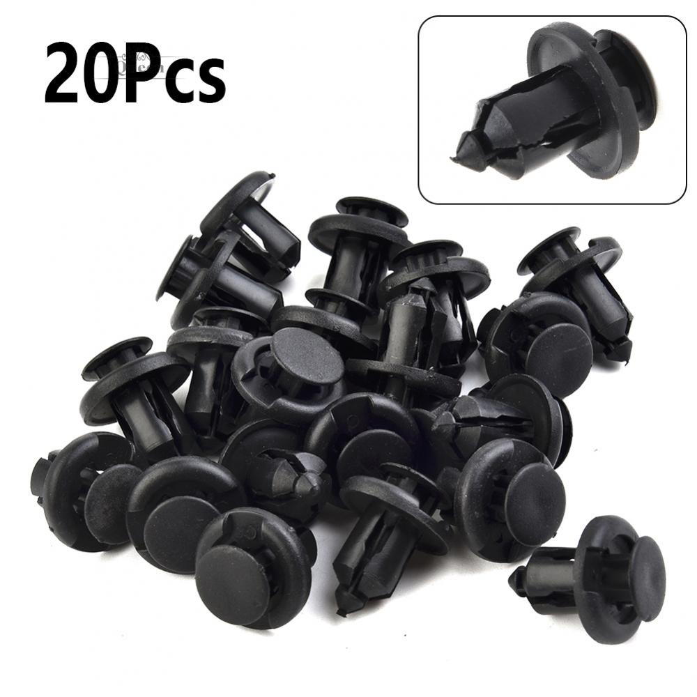 Premium Black Push Type Bumper Fix Clip for Honda MDX RDX NSX TL (Pack ...